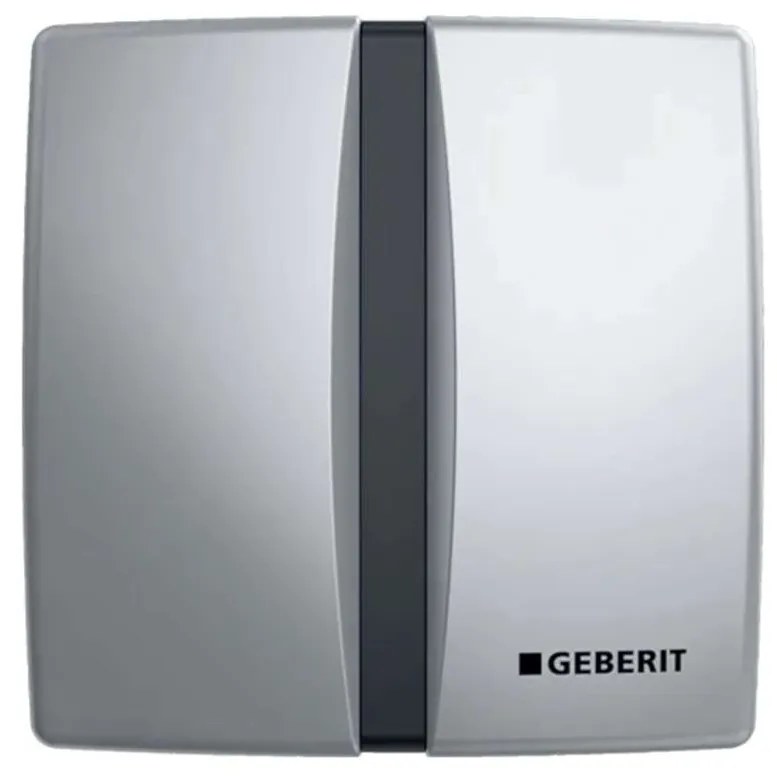Geberit - Elektronické ovládání splachování pisoáru, síťové napájení, matný chrom 115.802.46.5