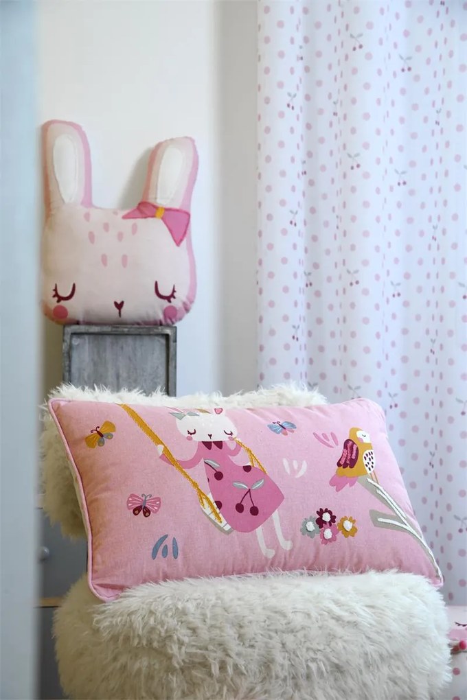 Lovely Casa Dětský polštář králíček Matty 30 x 50 cm