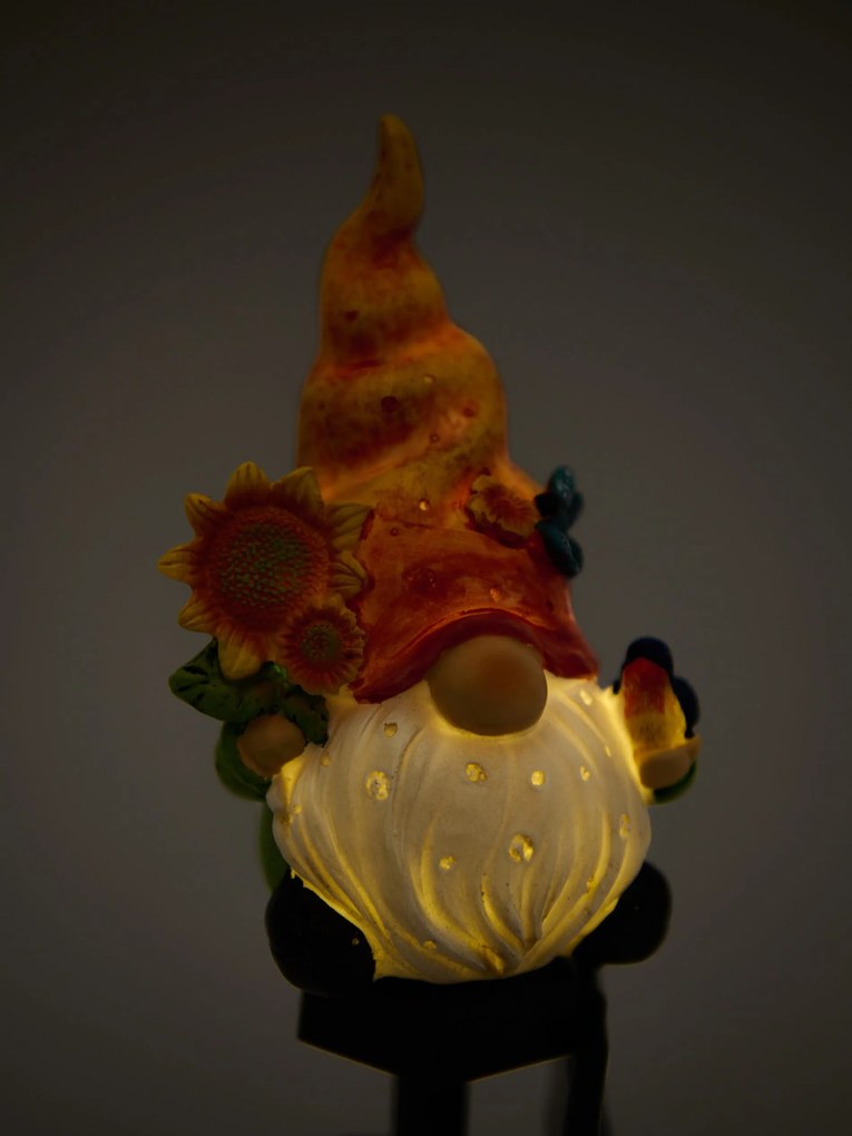 Sinsay - Solární zahradní lampa ve tvaru skřítka - vícebarevná