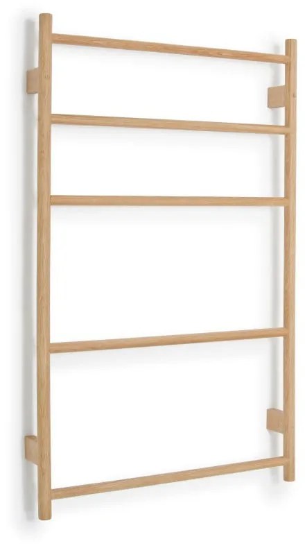 Nástěnný držák na osušky z dubového dřeva Wireworks Towel Rail Wallbar