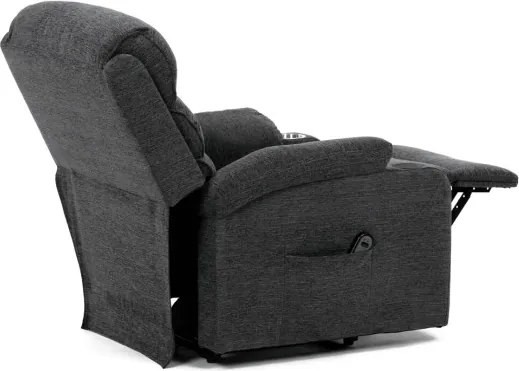 Polohovací křeslo šedé, elektrické TV-S8348 GREY2