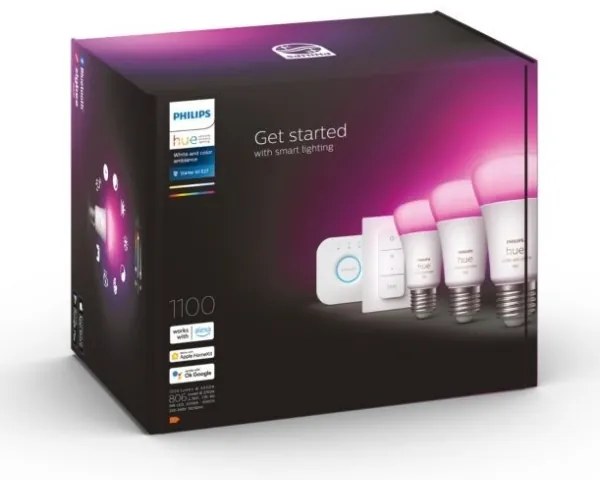 Základní sada Philips Hue WACA 3xE27/9W 2000-6500K + zařízení k propojení