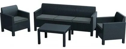 Allibert ORLANDO 3 SOFA 35635 Zahradní set - grafit