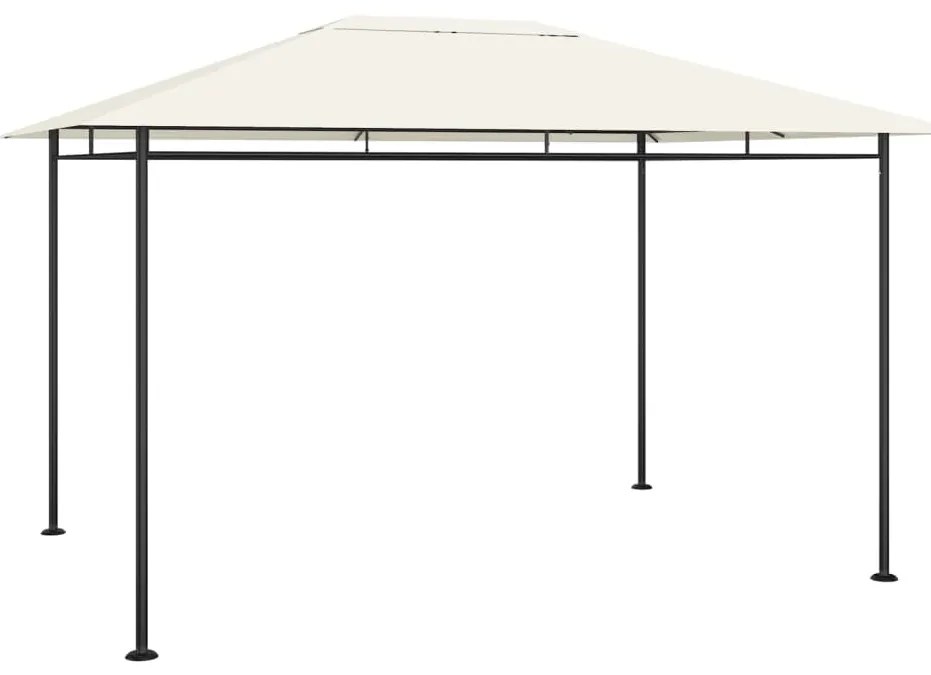 vidaXL Marketos Altán 384x281x270 cm krémový 180 g/m²