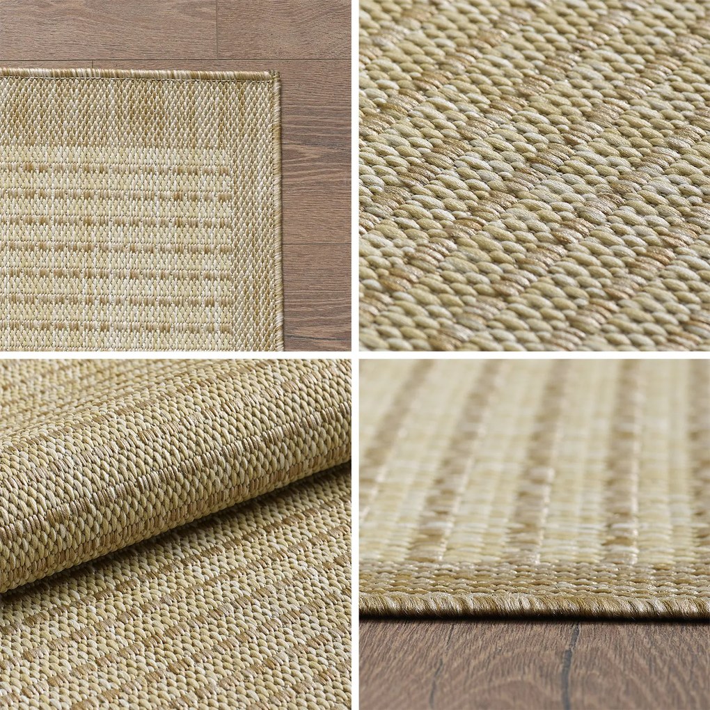 AKCIA: 120x120 (průměr) kruh cm Kusový koberec Giza 1410 Beige kruh, béžová, chodba / predsieň, Ayyildiz