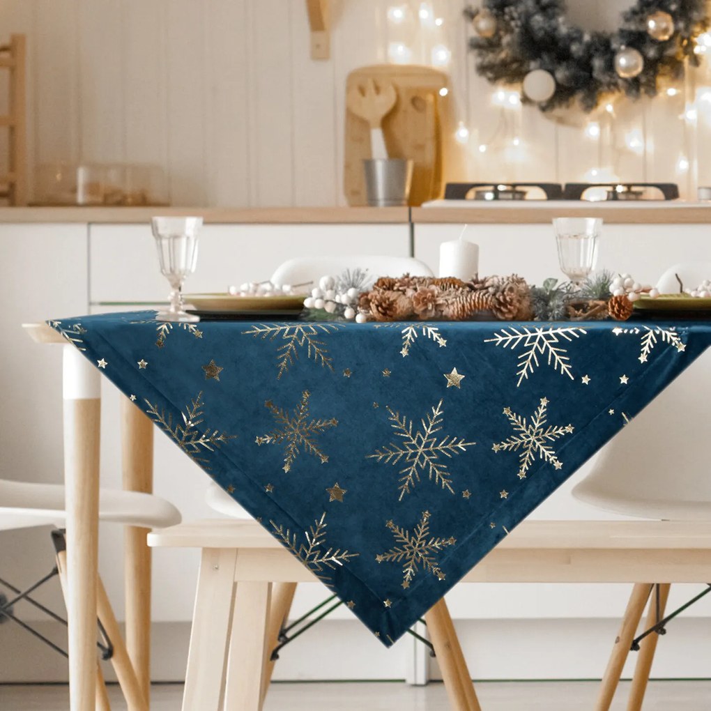 EUROFIRANY VÁNOČNÍ UBRUS ELEGANCE5 85X85 CM VZOROVANÝ