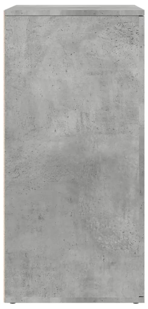Příborníky 2 ks betonově šedé 79 x 38 x 80 cm kompozitní dřevo,  3276605