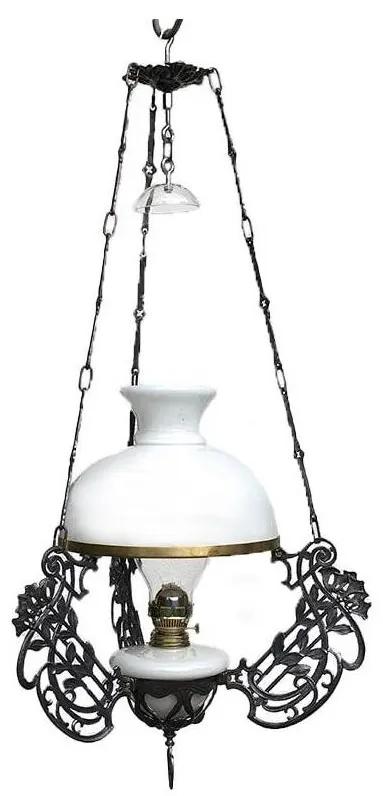 Floriánova huť Závěsná petrolejová lampa 85 cm FL0031