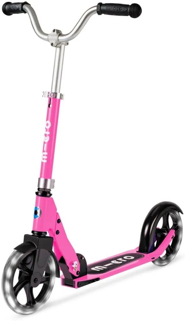Skládací koloběžka micro cruiser led pink