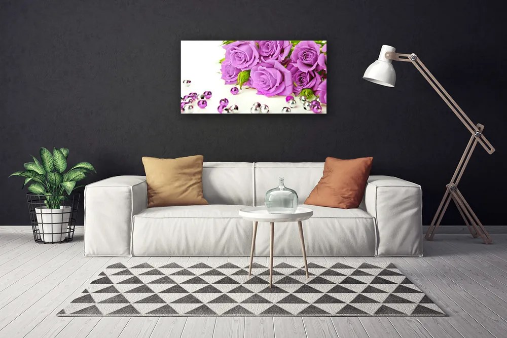 Obraz na plátně Růže Květiny 140x70 cm