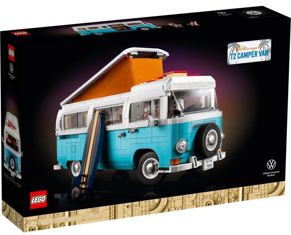Lego creator expert 10279 volkswagen t2 camper van