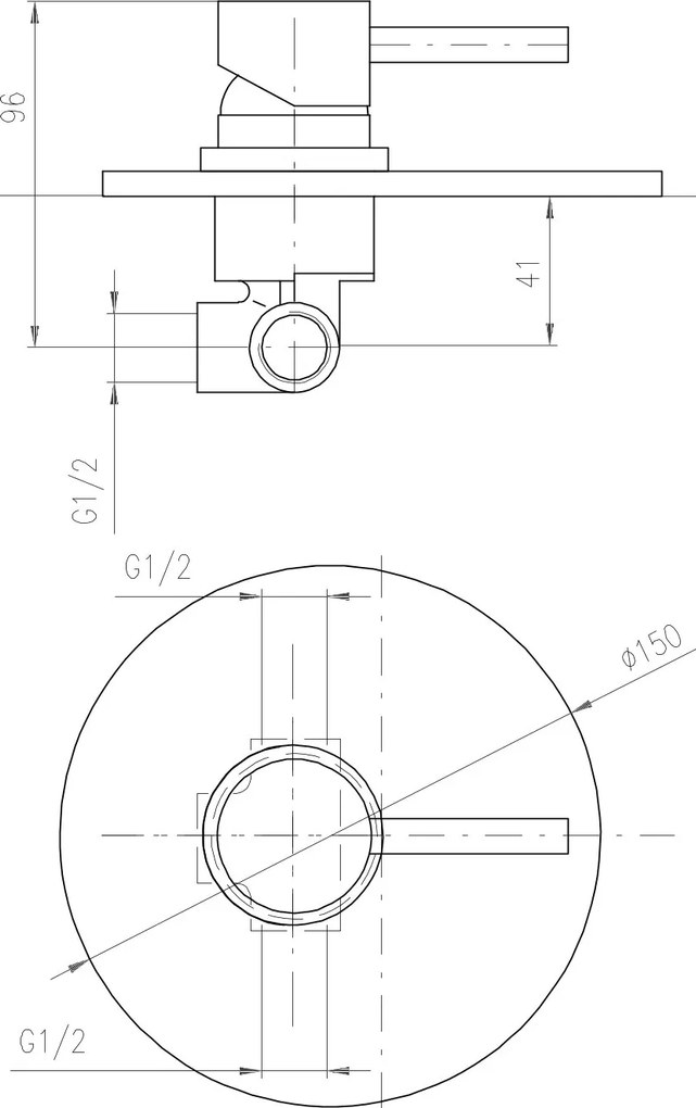 Slezák - RAV Sprchová baterie 1-cestná s podomítkovým tělesem SEINA - , Metal grey lesk