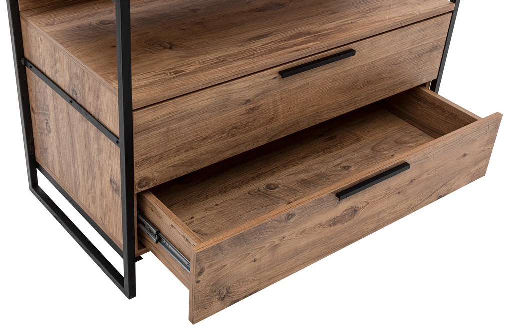 Kalune design Otevřená skříň DYNAMIC 225x104cm 863SPH5413