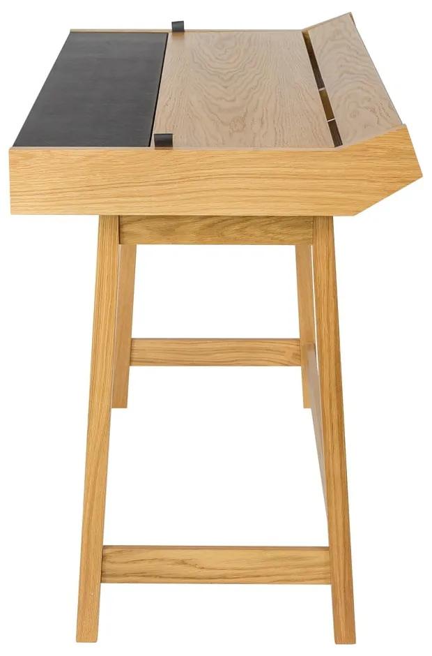 Pracovní stůl z dubového dřeva Woodman Brompton