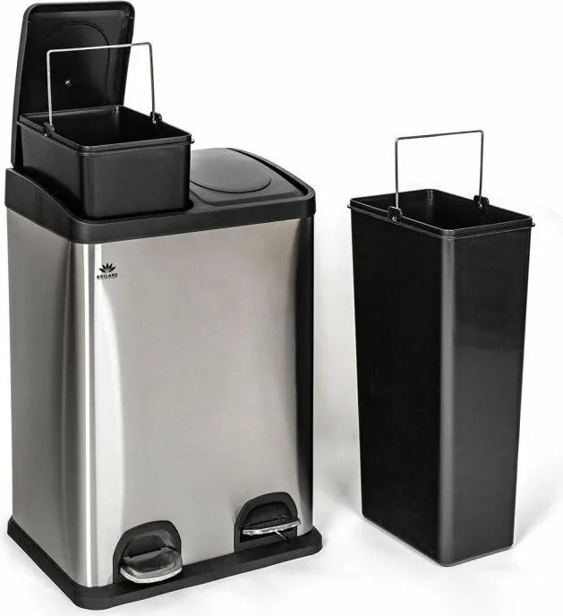 Brilanz Koš na tříděný odpad Savery, 2 x 20 l, 40 l