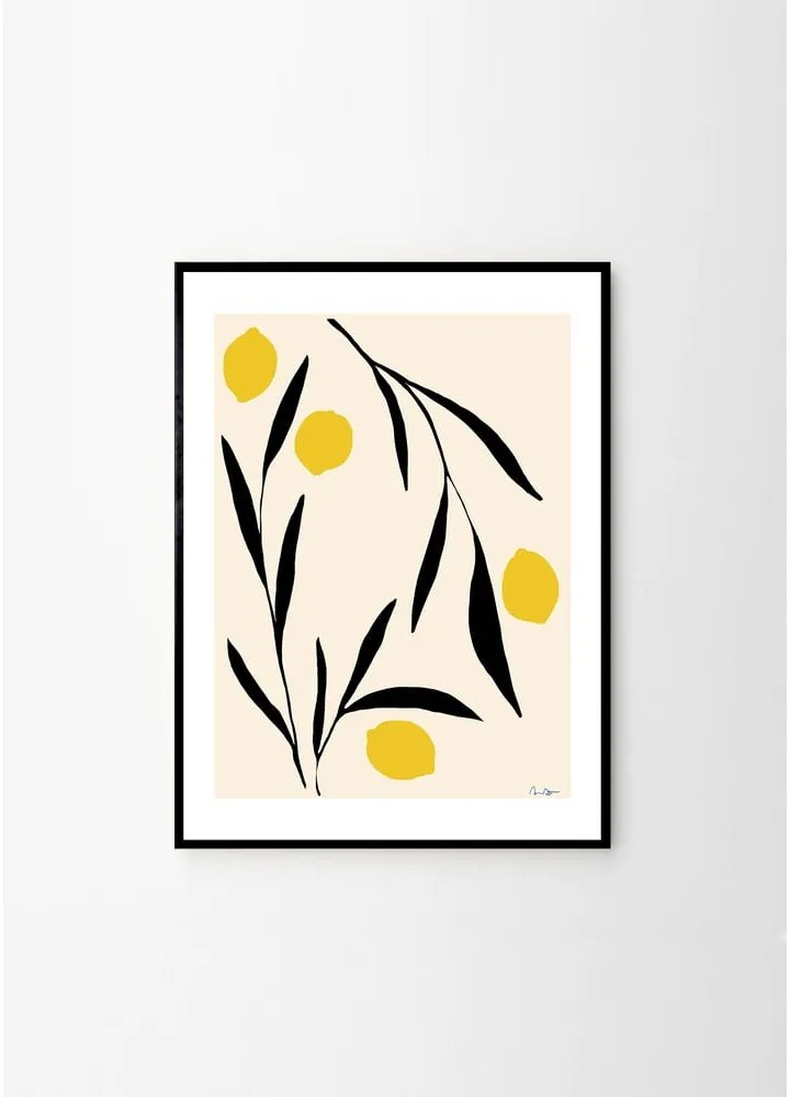 Plakát 50x70 cm Lemon – Anna Mörner – The Poster Club