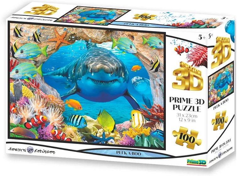 PRIME 3D PUZZLE - Hra na schovávanou 100 dílků