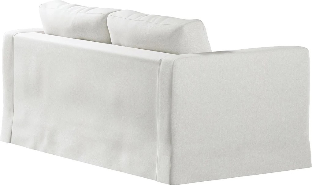 Potah na pohovku IKEA Karlstad 2-místná , nerozkládací, dlouhý barva krémová látka pletený vzor