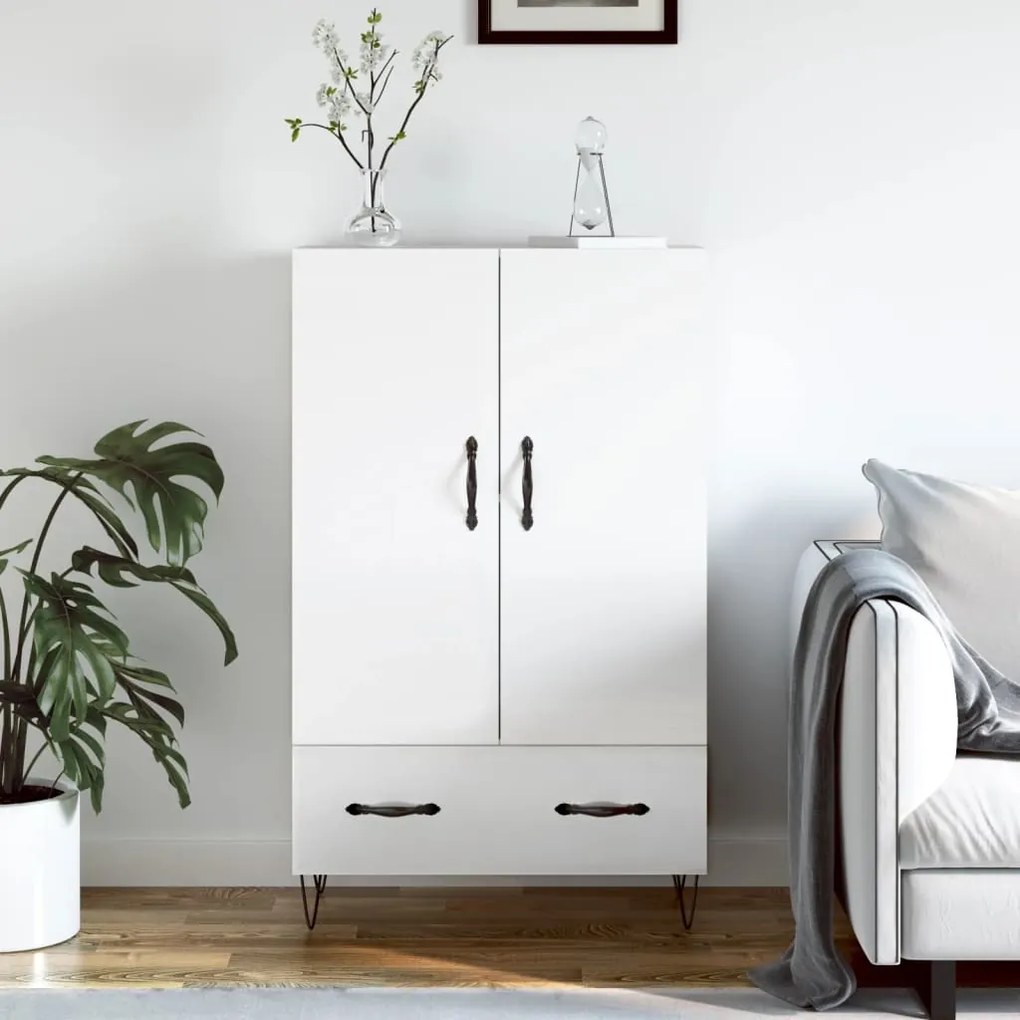 vidaXL Skříň highboard 69,5 x 31 x 115 cm kompozitní dřevo [828233] Barva: hnědý dub