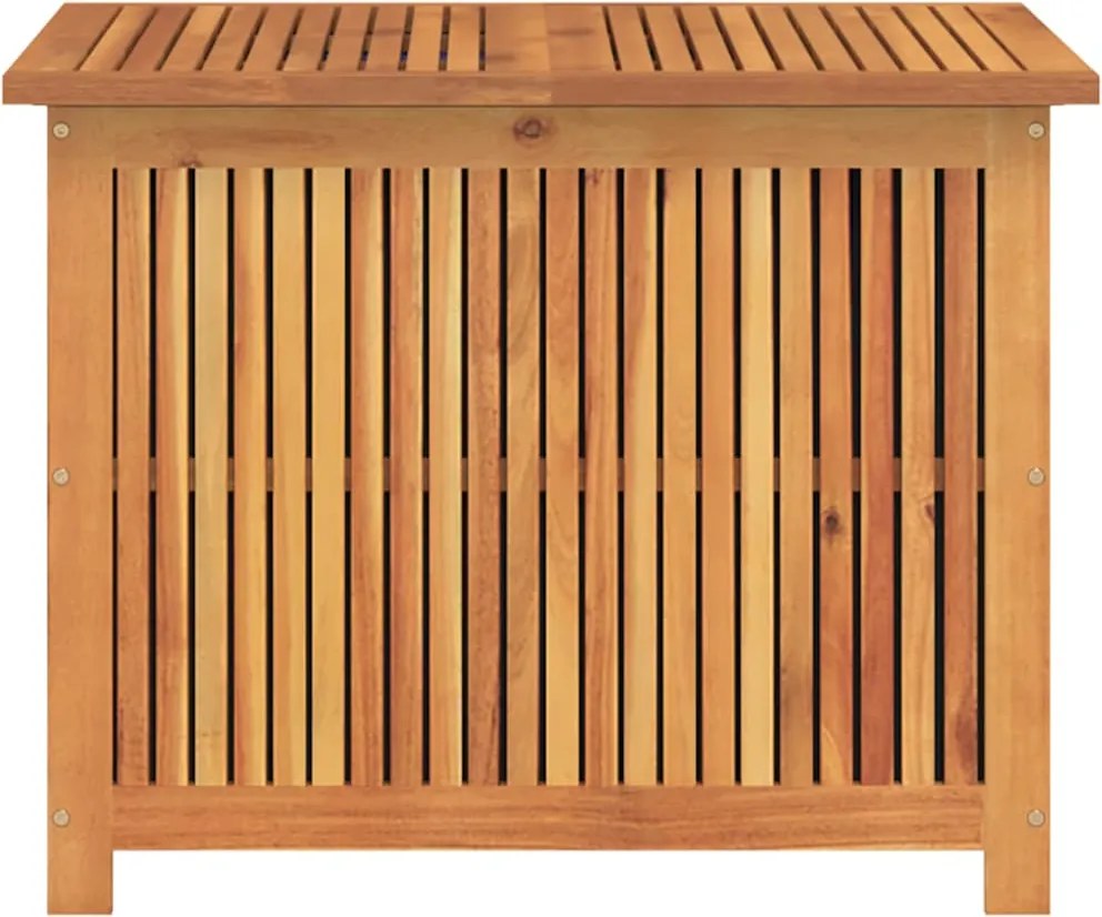 Zahradní úložný box 75 x 75 x 58 cm masivní akáciové dřevo 319706