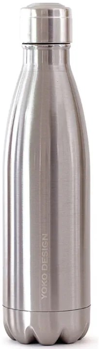 Yoko Design Isothermal Bottle termolahev 500ml stříbrná lesklá