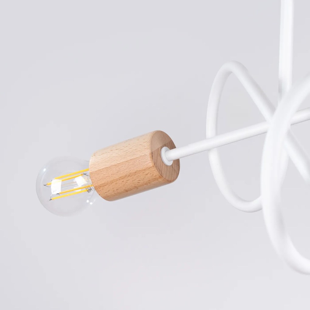 Sollux Lighting Lustr EMBER 3 bílý