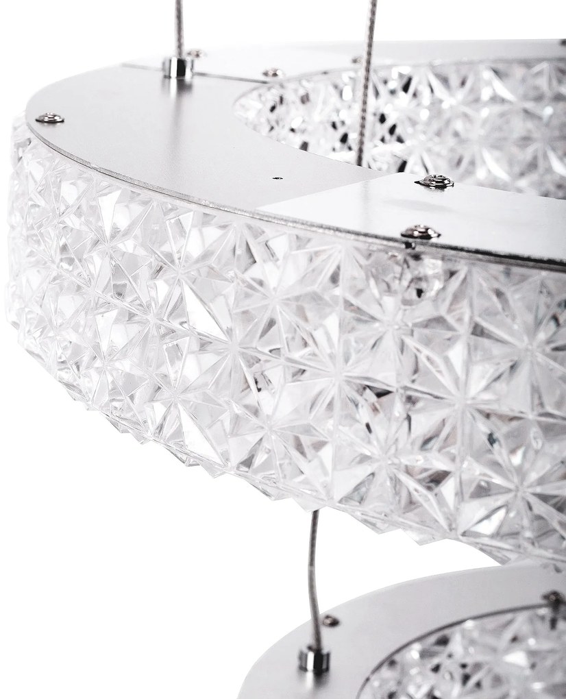 Toolight Závěsné LED osvětlení Crystal LE6 MS006-CP chrom