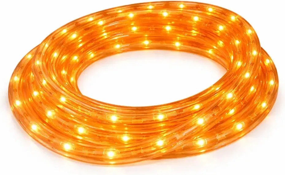 Easy Fix LED hadice venkovní, 1 m, oranžová, 30 diod, IP44, metráž