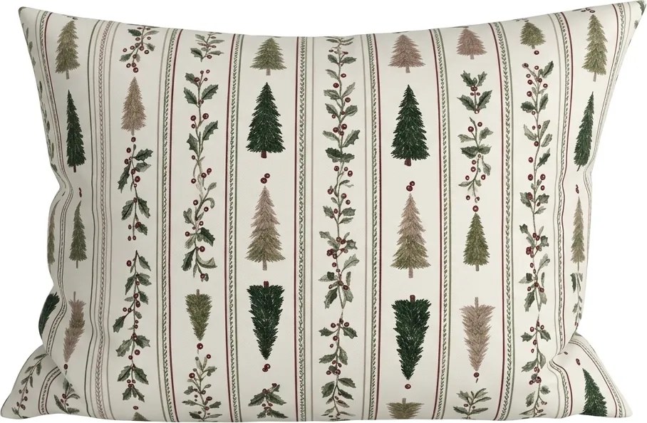 Bavlněný povlak na polštář HOLLY PINES 50x70 cm, barevný