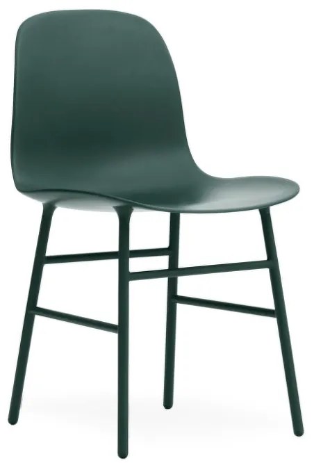Normann Copenhagen Židle Form, green/steel