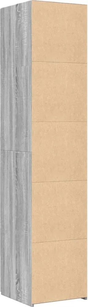 Skříň highboard šedá sonoma 40 x 42,5 x 185 cm kompozitní dřevo 3281404