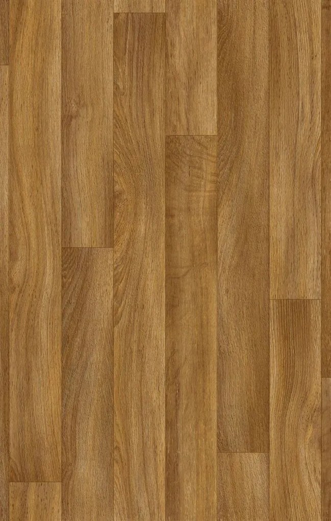 Beauflor, PVC podlaha - lino Ambient Golden Oak 016M - dub, na míru, šíře 3m,4m, hnědá, bez podkladu, chodba / předsíň
