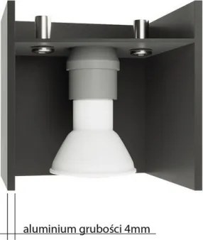 Nástěnné svítidlo SOLLUX Quad maxi G9 2x40W bez zdroje SL.0525 bílá