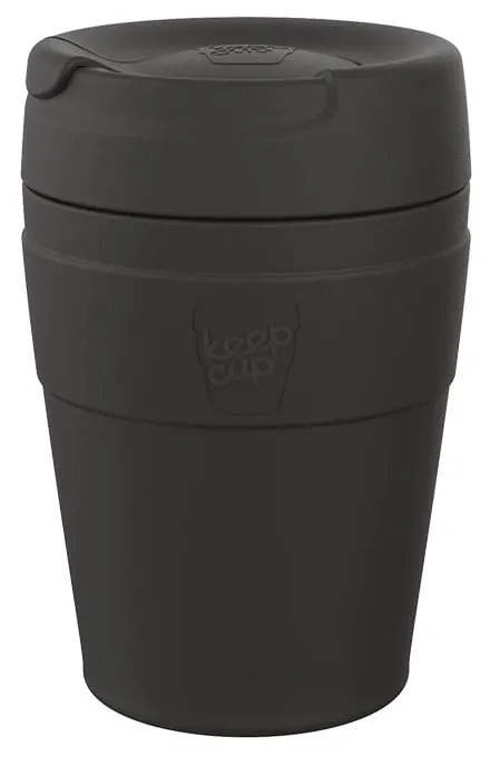Černý termo hrnek 340 ml Helix Thermal Black M – KeepCup