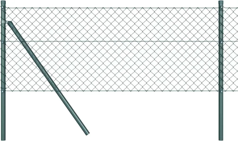 Oplocení na řetězcích se upevňuje na zem 10 x 0,4 m Zelená 3351066