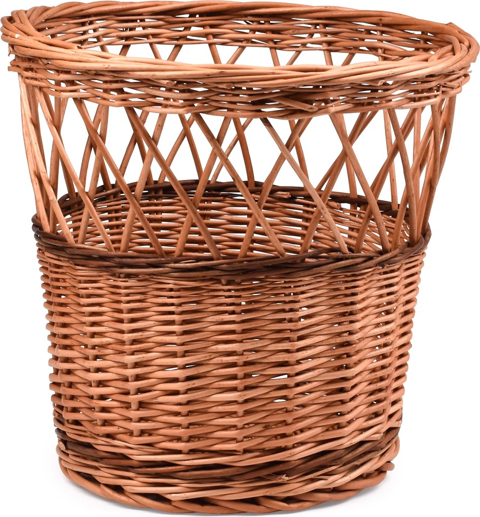 Koš proutěný odpadkový  Orden III. průměr 31 x v.29(cm)
