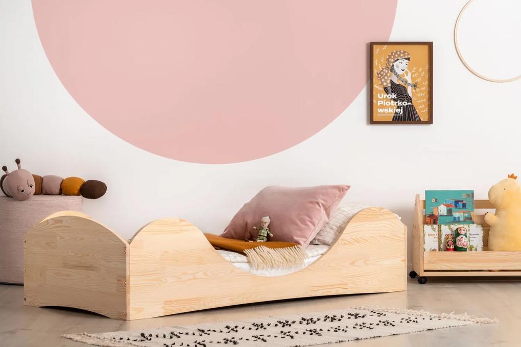 Adeko Dětská dřevěná postel PEPE 1 - 120x60
