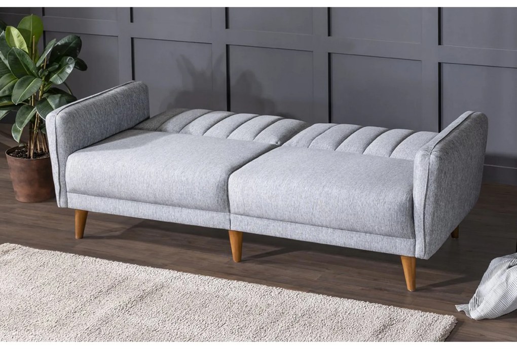 Atelier del sofa Rozkládací pohovka AQUA šedá 202 cm 867UNQ1313