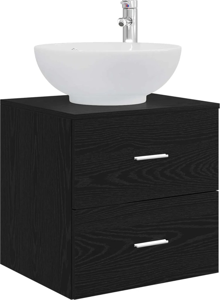 Sada koupelnového nábytku 3 ks Černá 49,5 x 44,5 x 65 cm 3405908