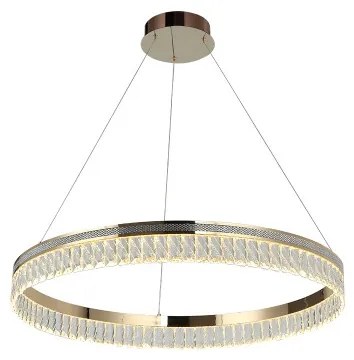 LED Stmívatelný křišťálový lustr na lanku THALIA LED/55W/230V 3000-6000K + DO