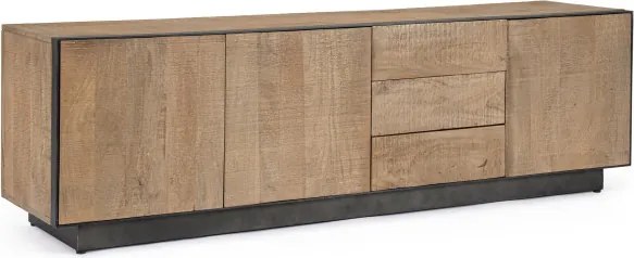 BIZZOTTO TV stolek HAROLD hnědý 180x44 cm 0747452