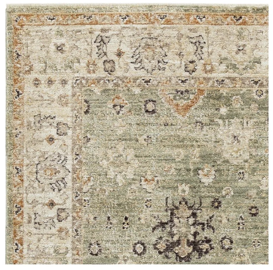 Zelený/béžový ručně tkaný koberec 80x160 cm Heriz Ornate – Asiatic Carpets