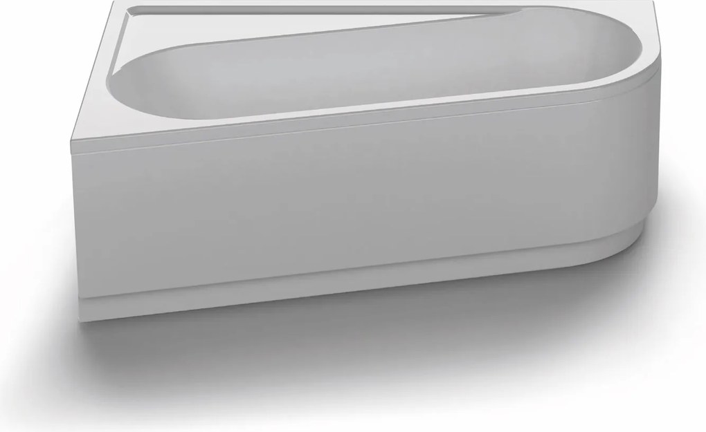 Ravak CHROME 160 x 105 cm CA51000000 vana snowwhite levá
