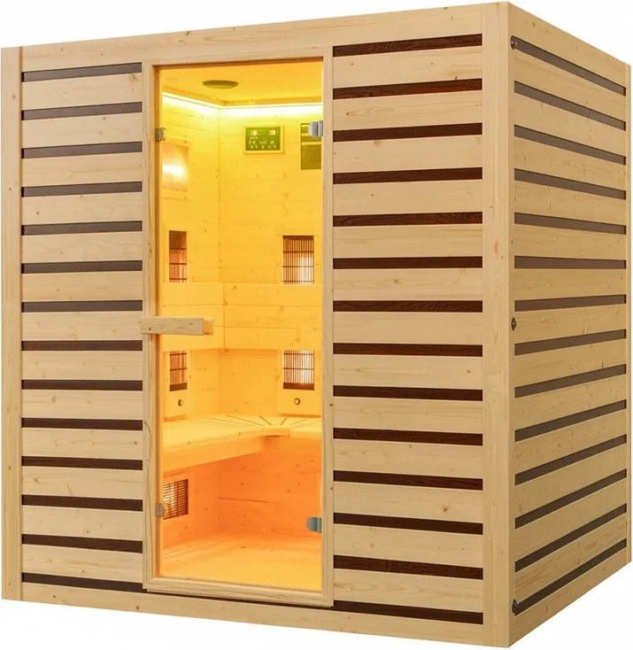 BPS-koupelny Infrasauna Relax HYD-6714 180x150, 3-4 osoby
