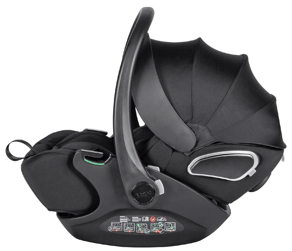 Dětská autosedačka Carrello Vega CRL-14101 Absolute černá