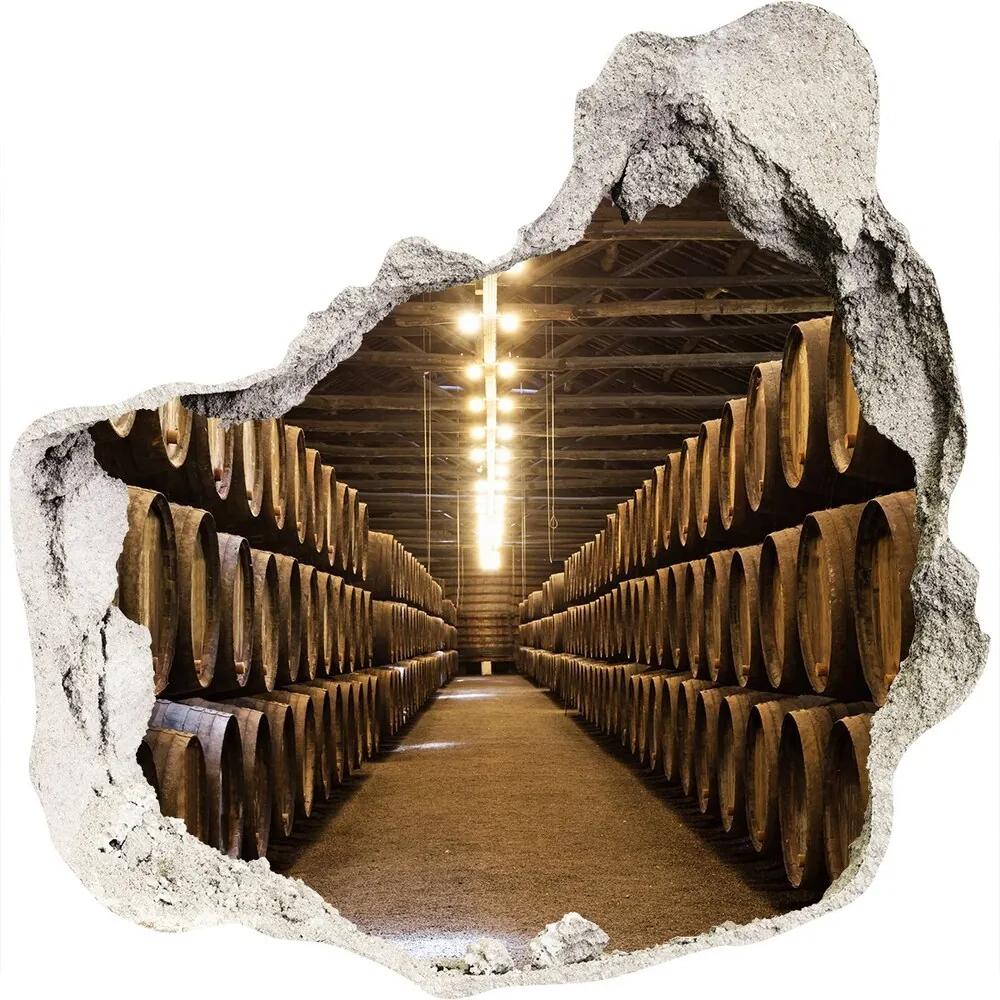Wallmuralia Fototapeta díra na zeď 3D Vinárna v Porto 75x75 cm