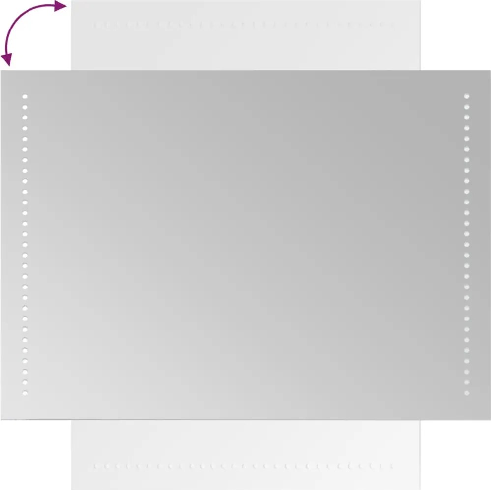 Koupelnové zrcadlo s LED osvětlením 50x70 cm 3154048