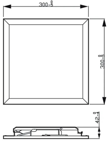 Philips - LED Stmívatelné stropní svítidlo SLIM SCENE SWITCH LED/12W/230V 4000K