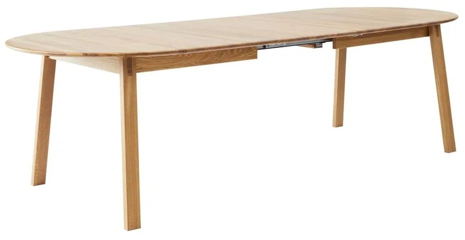 Rozkládací jídelní stůl s přídavnou deskou z dubového dřeva 100x220 cm Amalfi – Hammel Furniture