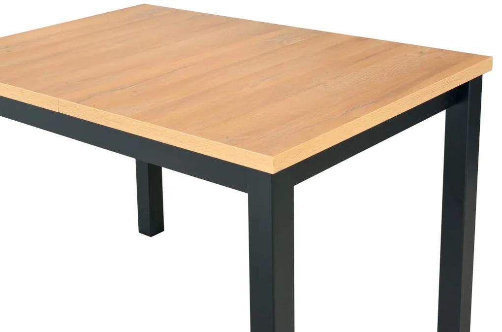 Jídelní stůl  Argo 5 Zvolte barvu horní desky: Ořech - nut, Zvolte barvu nožek: Bílá